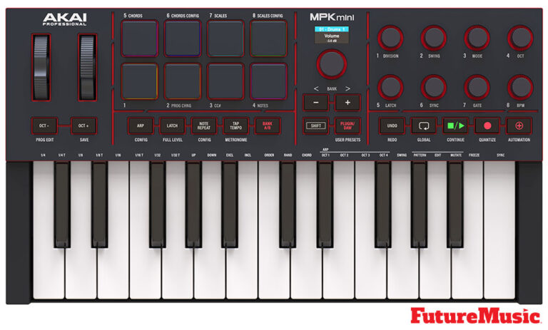 AKAI Upgrades MPK MINI MIDI Controller To IV